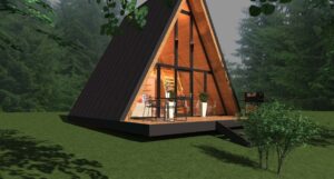 A-Frame Big Family Cabin - www.aframecabinbuild.com
