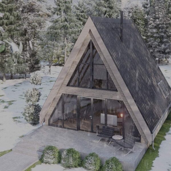 A-Frame Big Family Cabin - www.aframecabinbuild.com